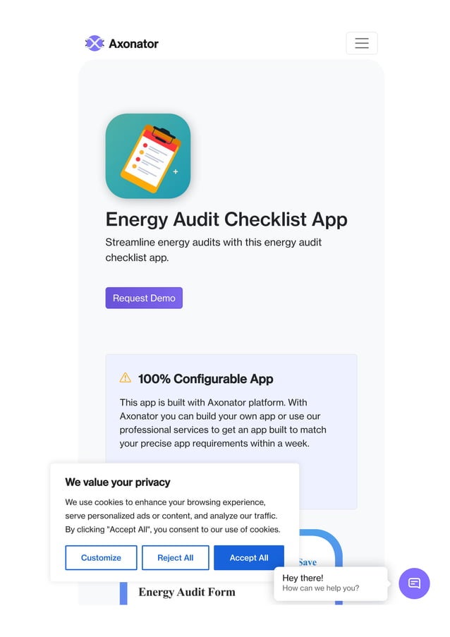 Streamline energy audits with this energy audit checklist app. | PDF