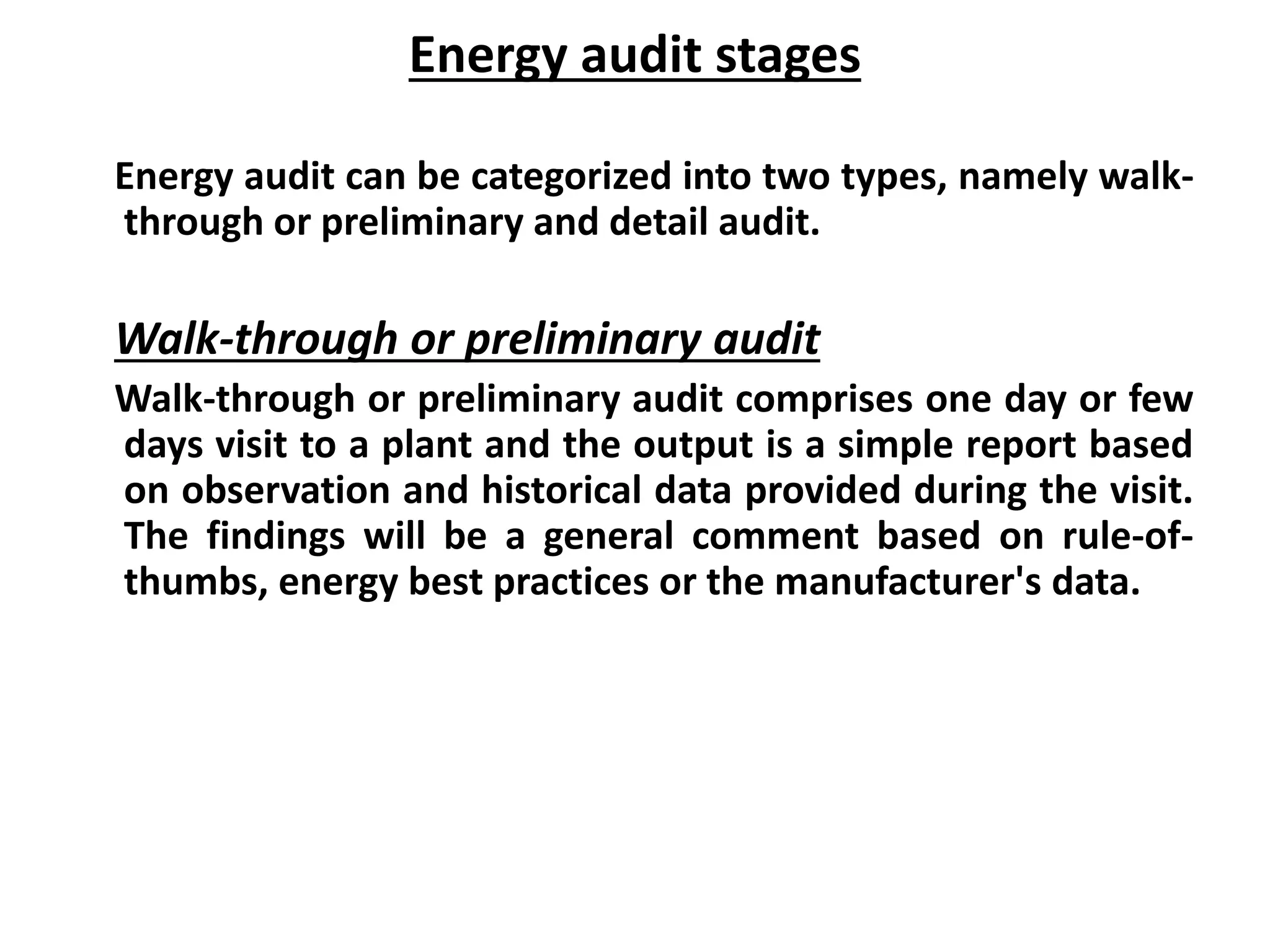 Role of Energy Audit in acheiving energy efficiency. | PDF