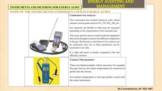 Energy Auditing and Management Basics slide | PPT