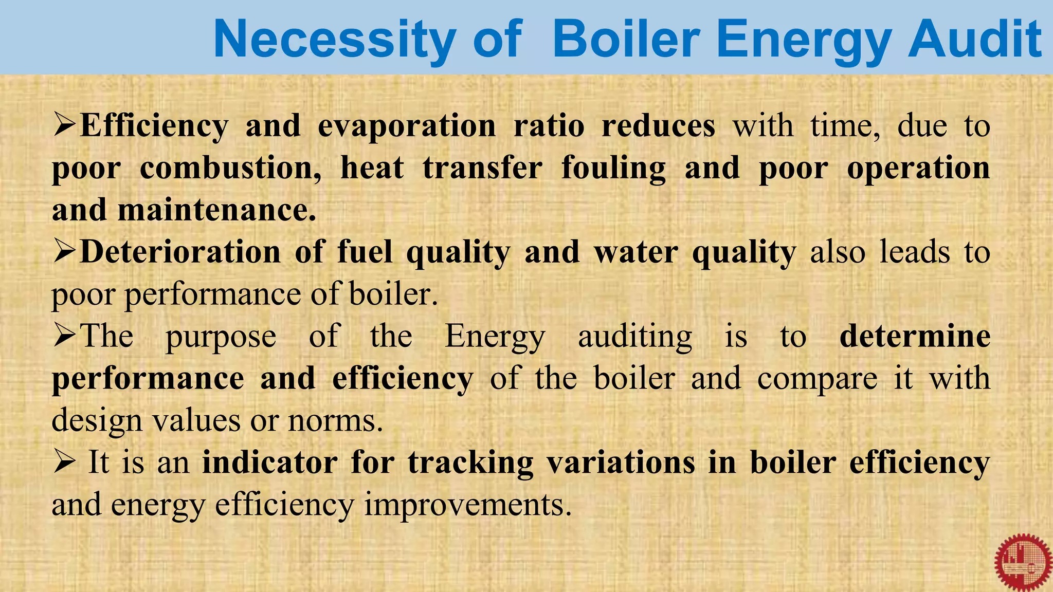Energy audit of boiler | PPTX