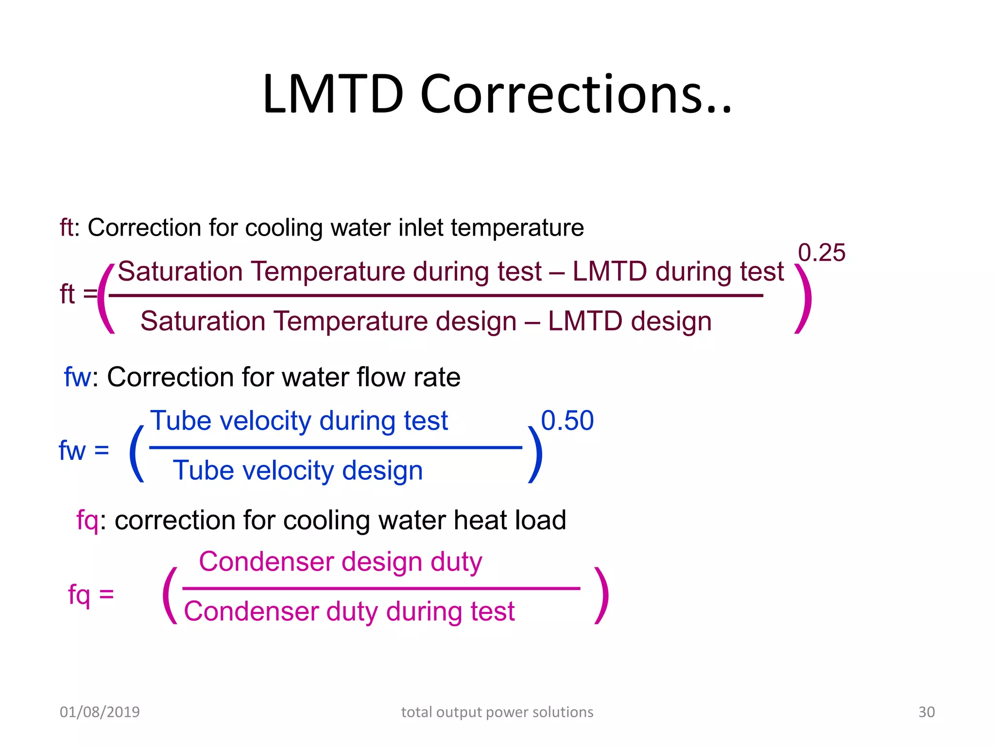 Energy audit of Condenser and CW System | PDF