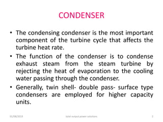 Energy audit of Condenser and CW System | PDF
