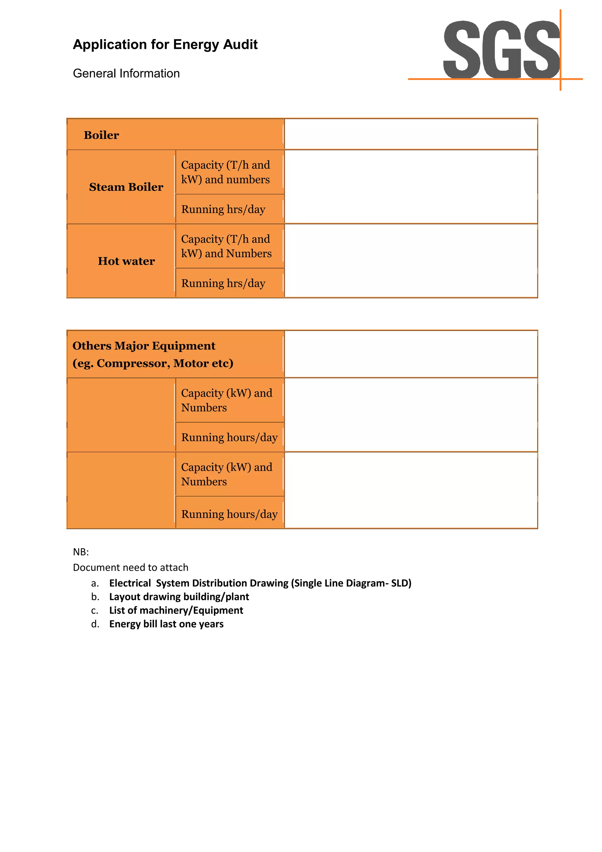Energy Audit SGS Indonesia | PDF