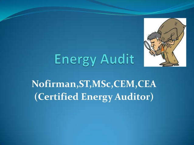 Energy audit training 1 | PPT