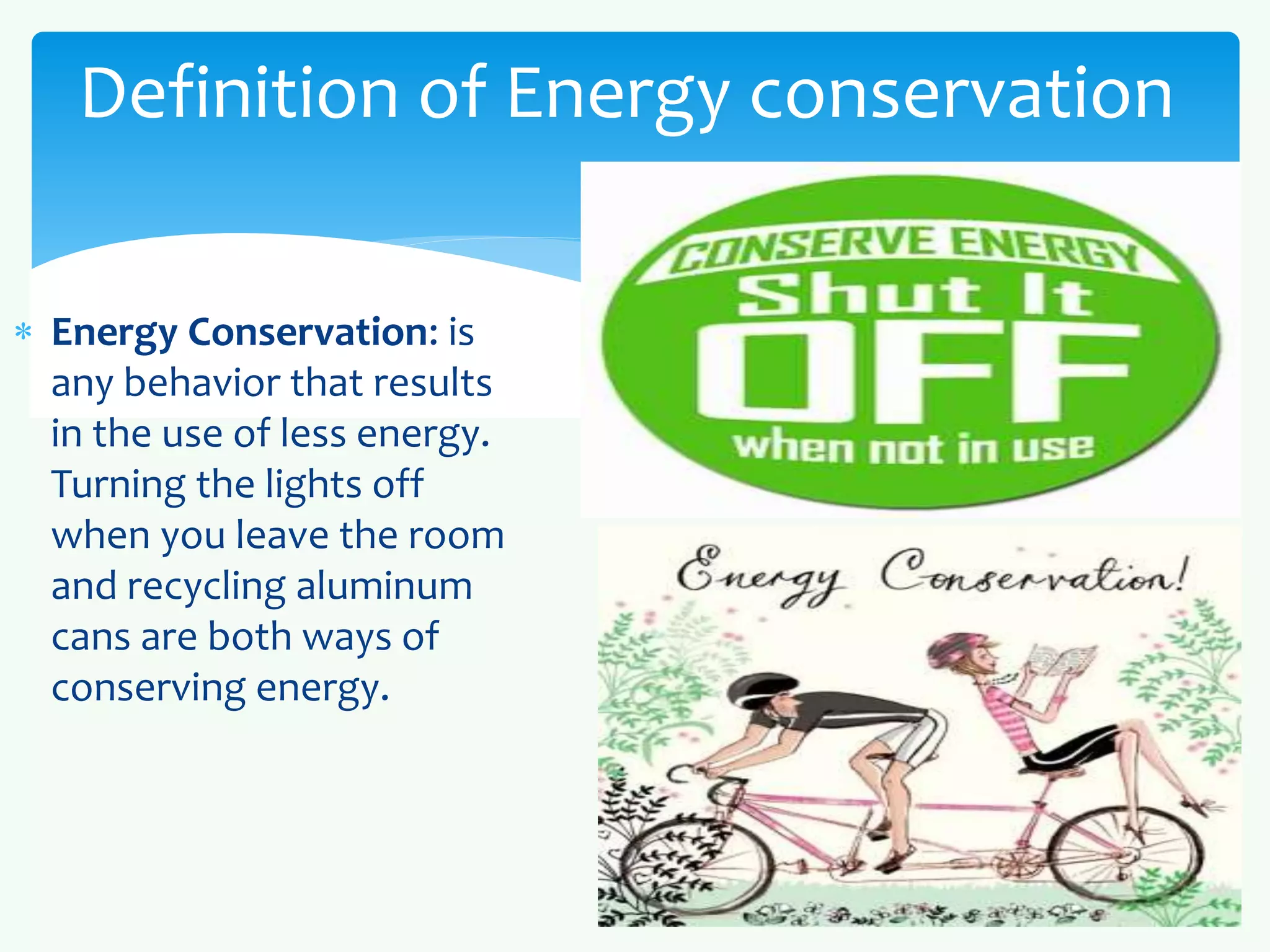 Energy use Awareness | PPTX