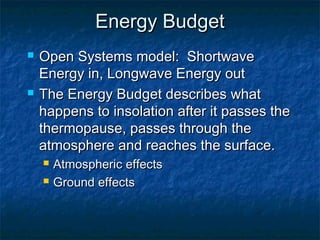 Energy Balance | PPT