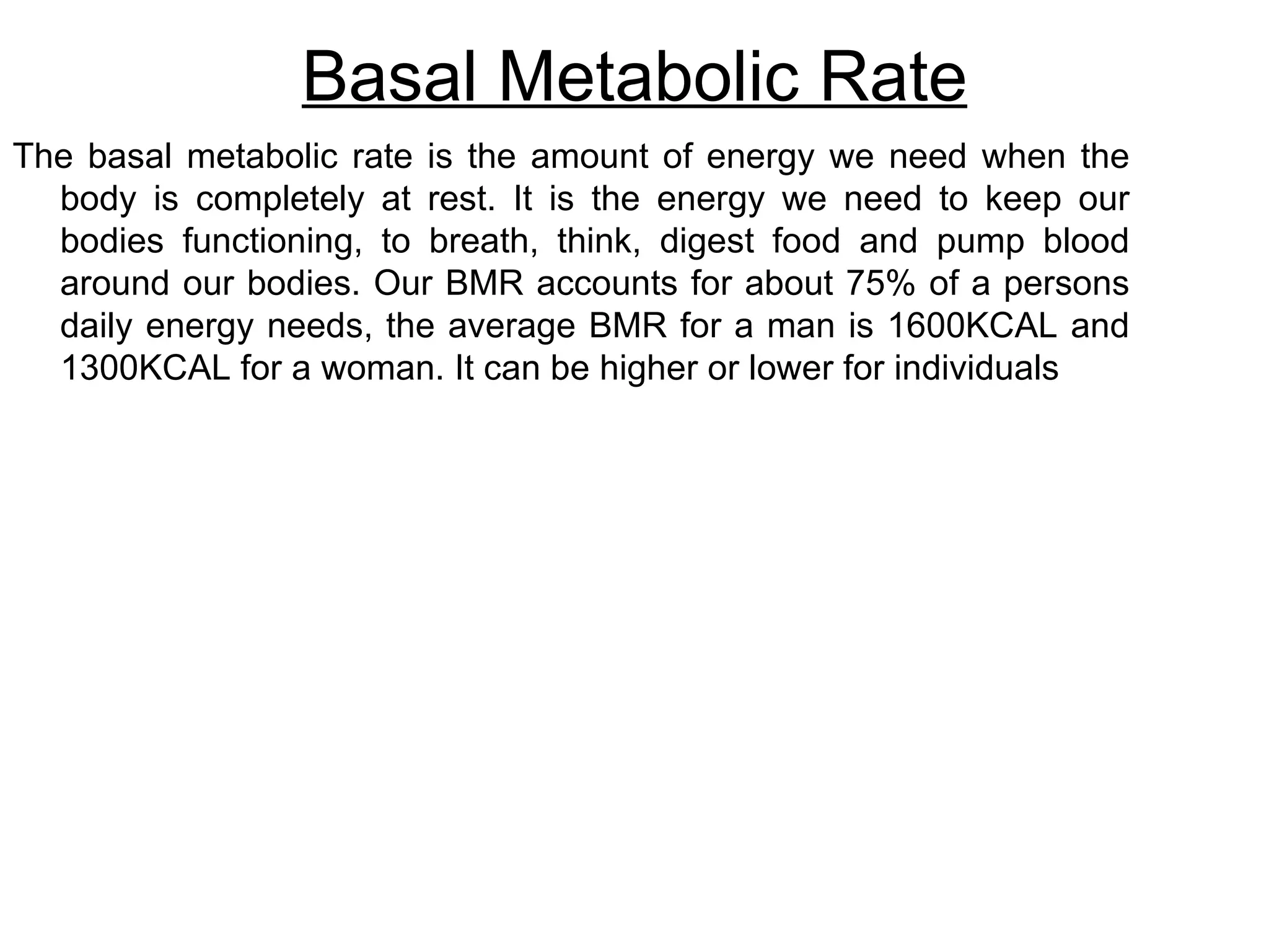 Energy balance | PPT