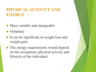 Energy balance | PPTX