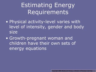 Energy Balance Powerpoint Presentation... | PPT | Endocrine and ...