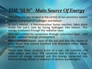 Energy balance of earth | PPTX