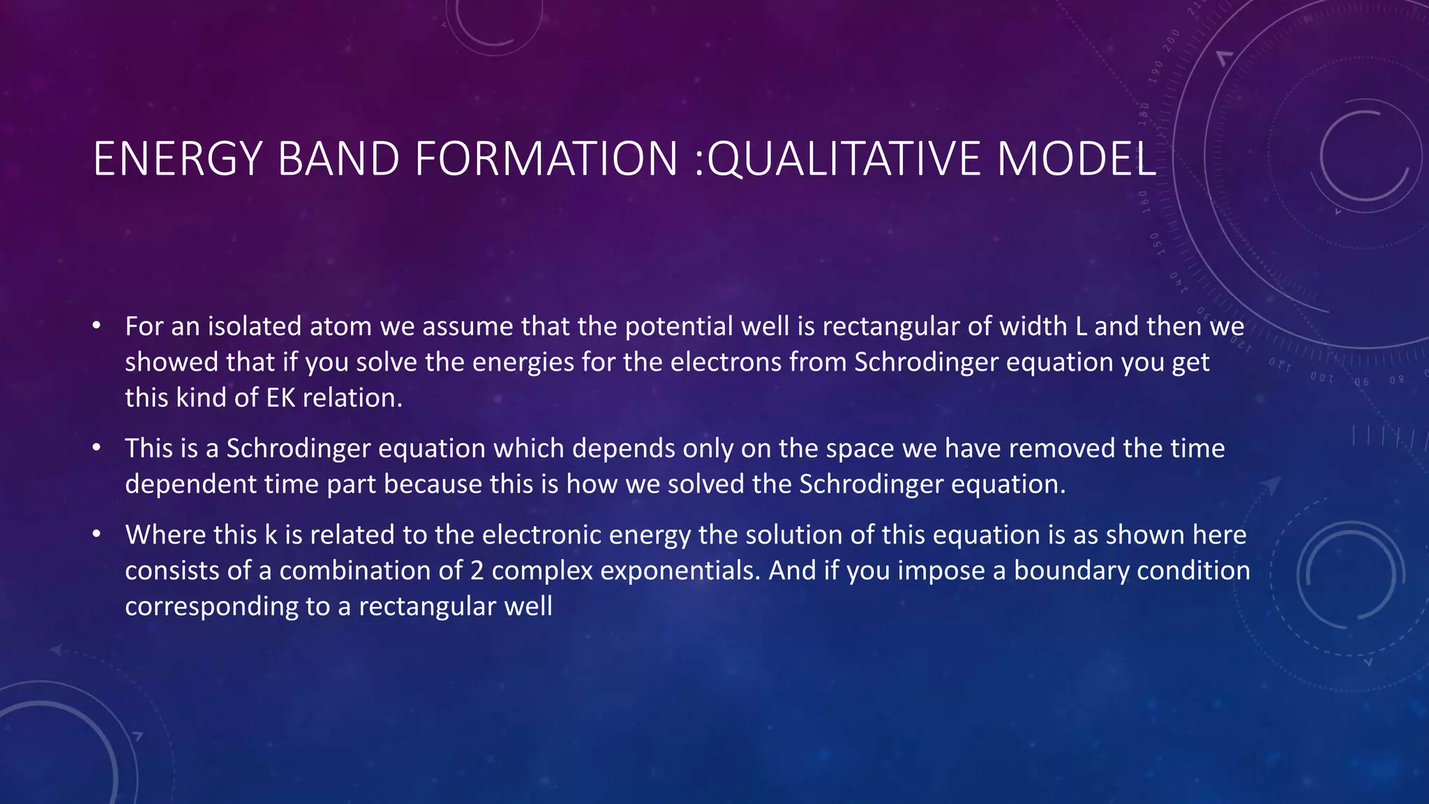 Energy band diagram of semiconductor | PPTX
