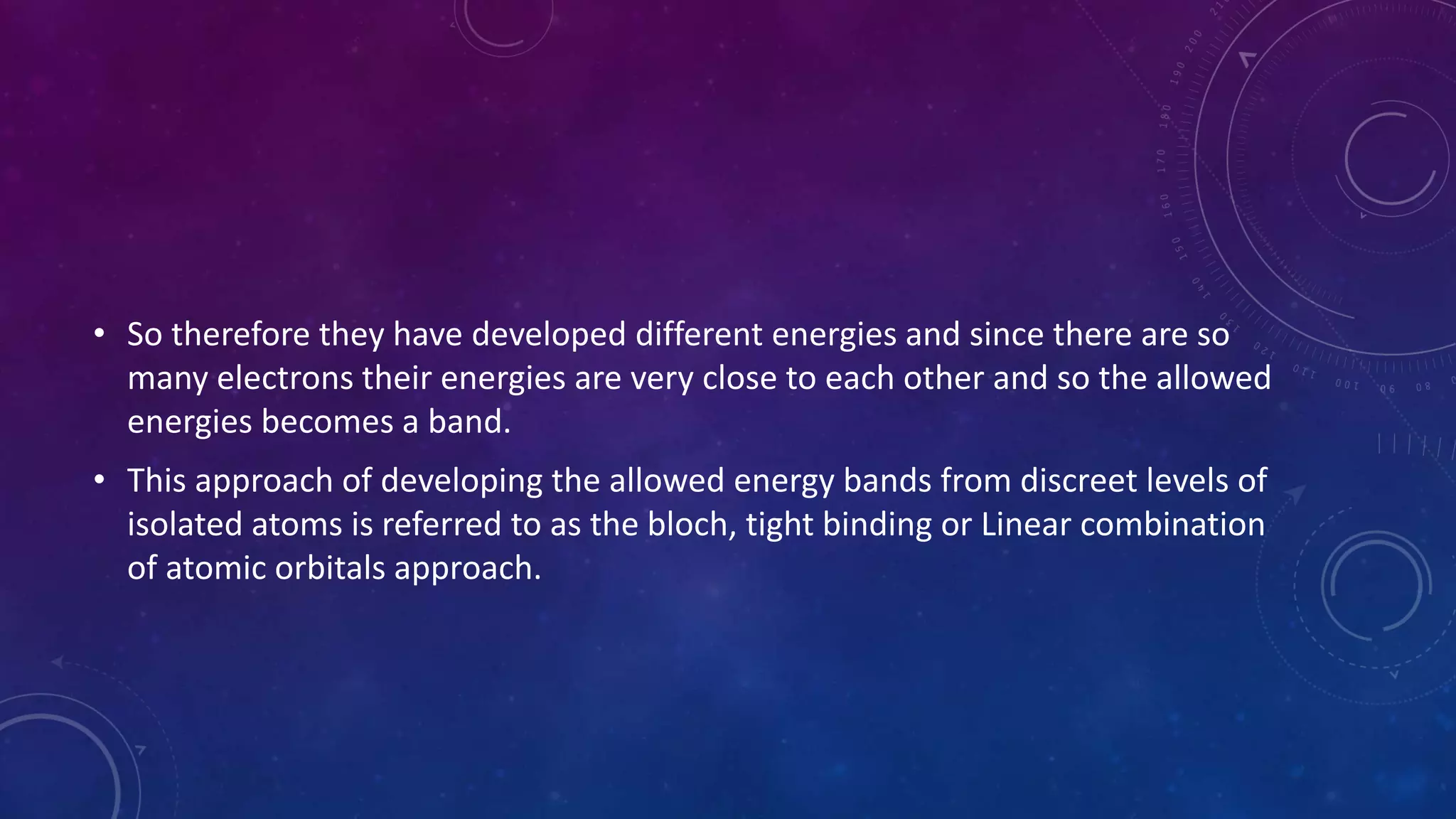 Energy band diagram of semiconductor | PPTX