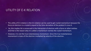 Energy band diagram of semiconductor | PPTX
