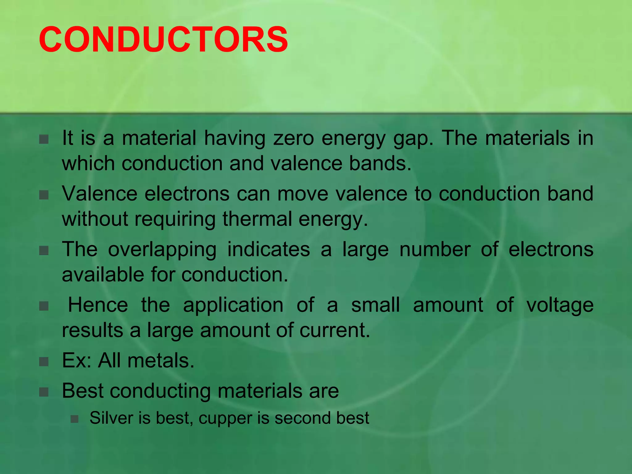 Energy bands and gaps in semiconductor | PPTX