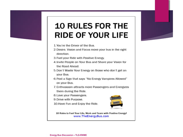 Energy Bus 20160422 | PPT | Road Trips | Travel Type