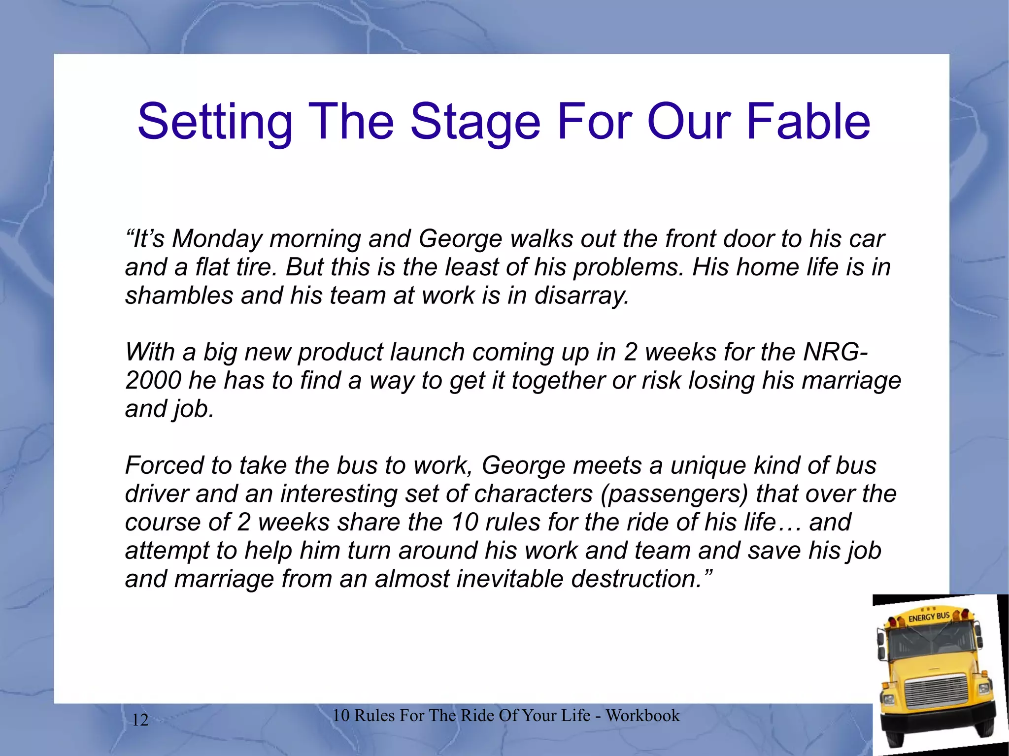 The Energy Bus Workshop | PPT