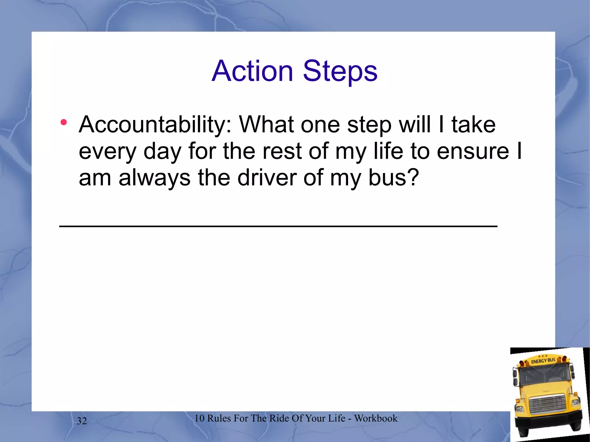 The Energy Bus Workshop | PPT
