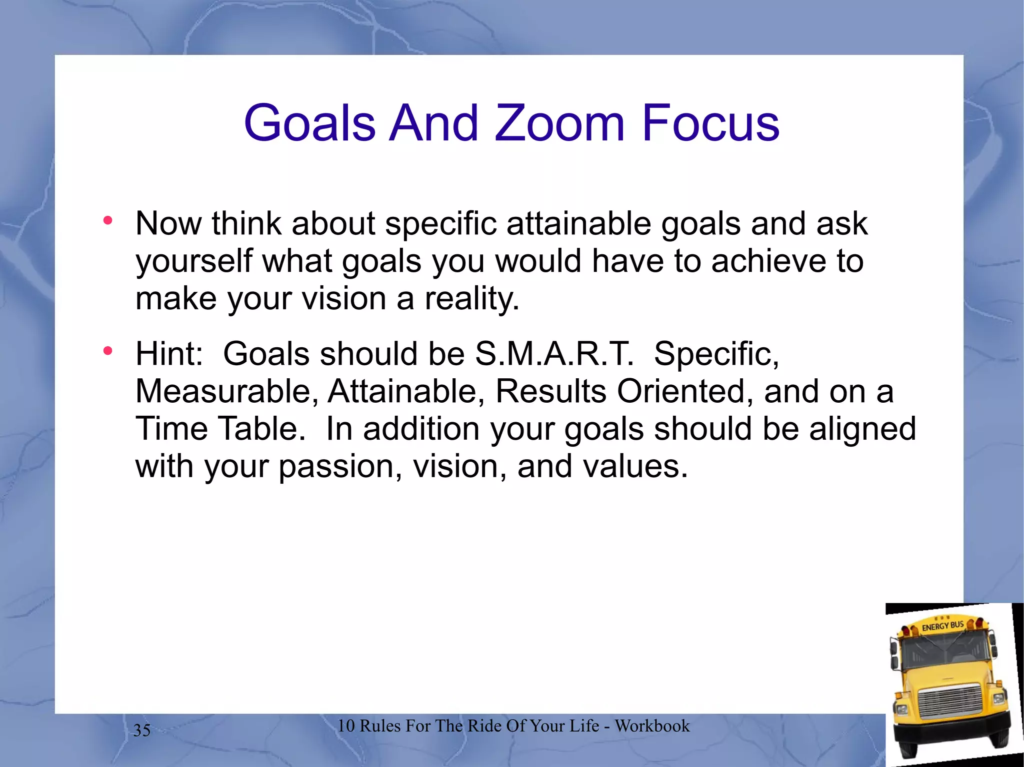 The Energy Bus Workshop | PPT