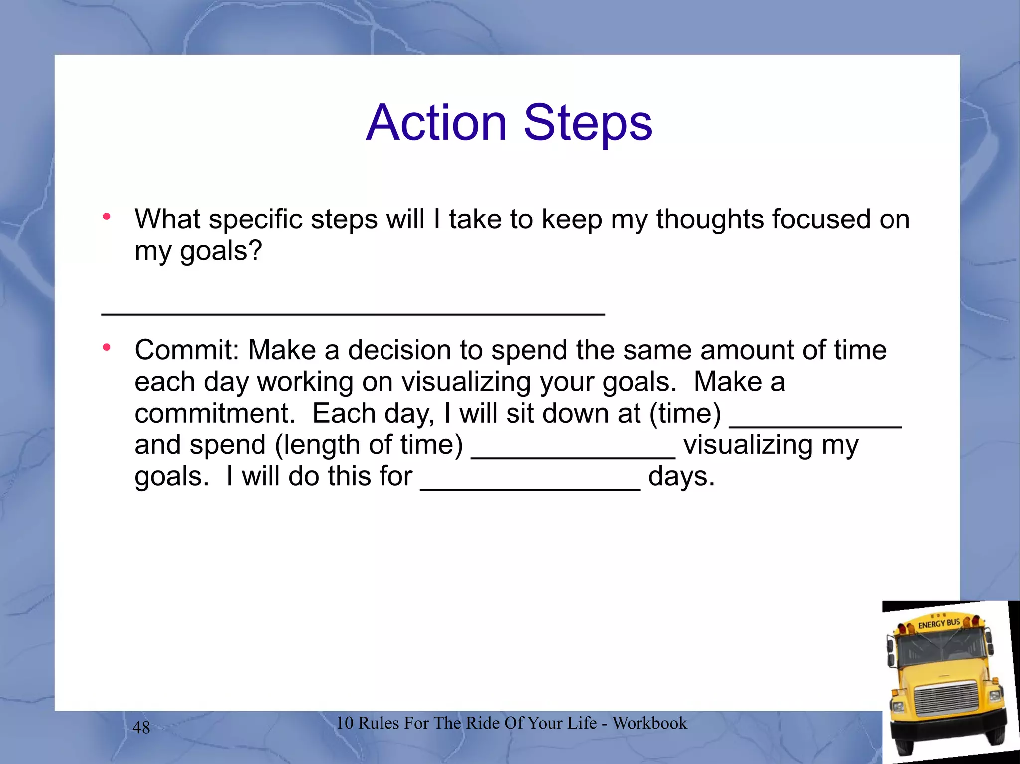 The Energy Bus Workshop | PPT