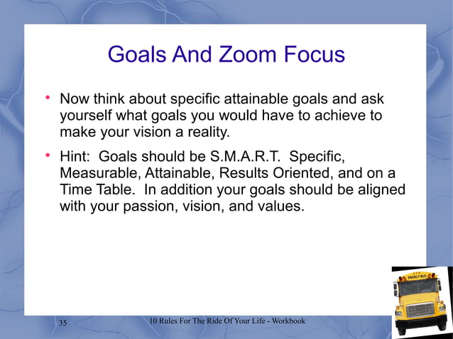 The Energy Bus Workshop | PPT