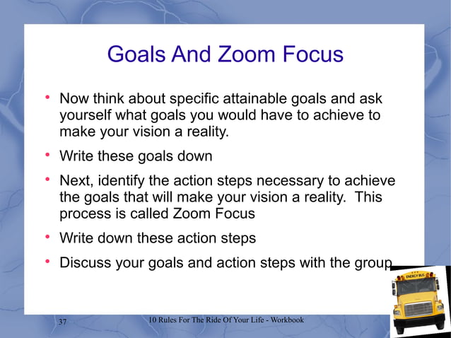 The Energy Bus Workshop | PPT