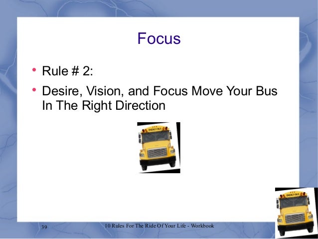 The Energy Bus Workshop