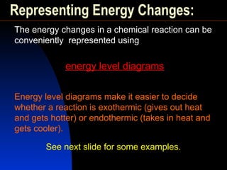 ENERGY CHANGE( ENDOTHERMIC AND EXOTHERMIC).ppsx