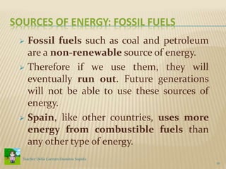 Sources of Energy: Fossil fuels | PPTX
