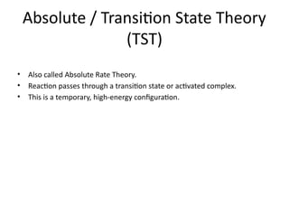 Energy_Collision_TST_Presentation.pptx reaction rate and example | PPTX