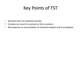 Energy_Collision_TST_Presentation.pptx reaction rate and example | PPT