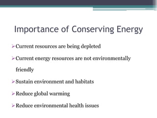 Energy Conservation | PDF