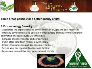 Energy Conservation | PPTX