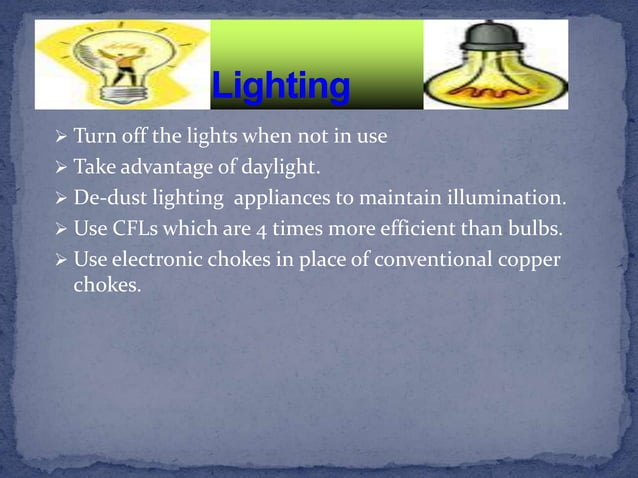 Energy conservation | PPT