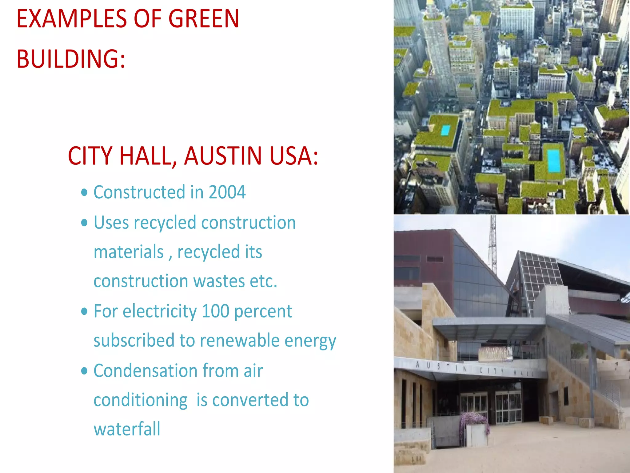 Energy conservation through green buildings | PPT