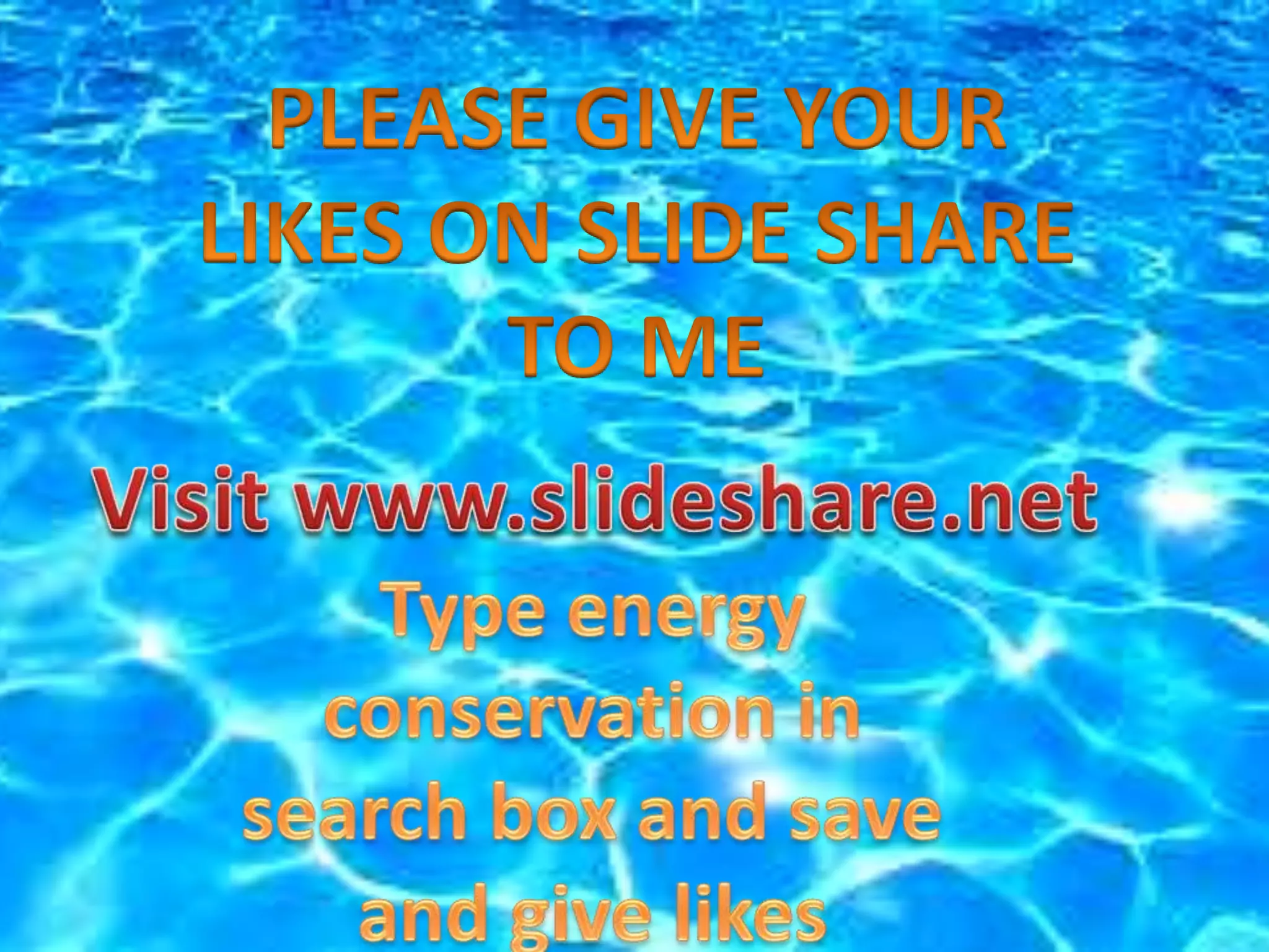 energy conservation / how to conserve/ save energy | PPT