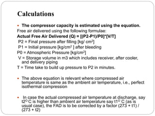 Energy conservation in compressed air systems | PPTX