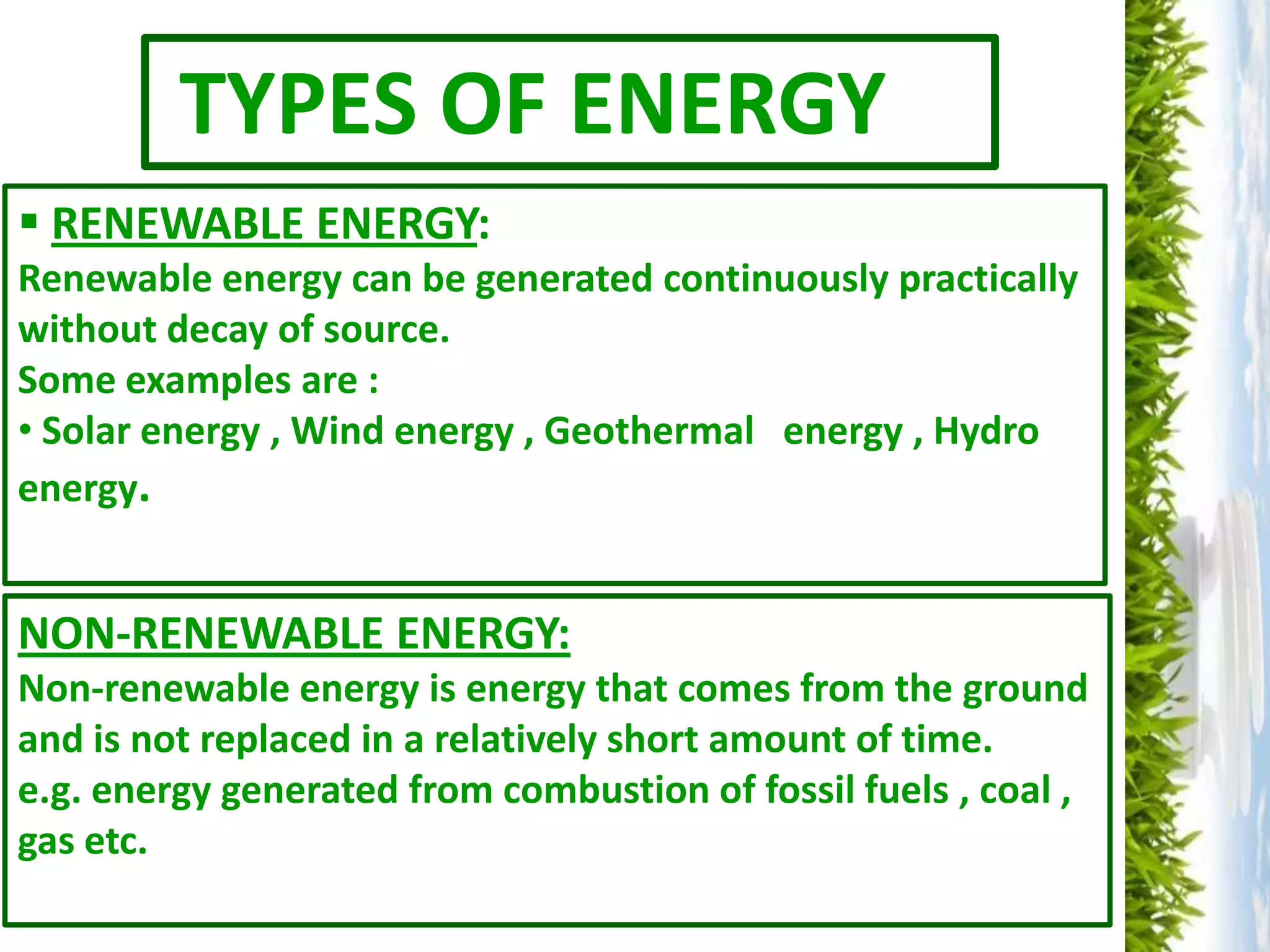 Energy conservation ppt | PPTX
