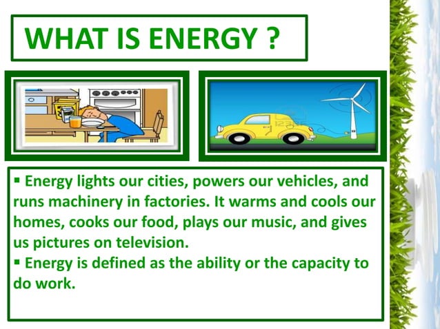 Energy conservation ppt | PPTX