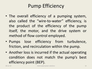 Energy conservation related to pumps used in thermal power stations | PDF