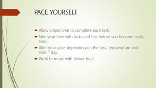Energy conservation techniques | PPTX