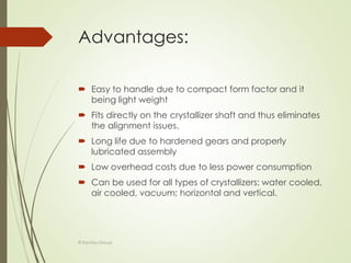 Energy conservation using planetary crystallizers | PDF