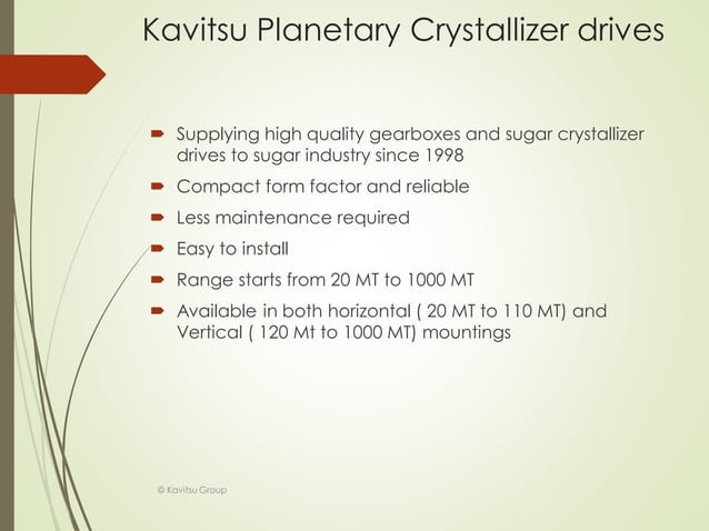 Energy conservation using planetary crystallizers | PPT