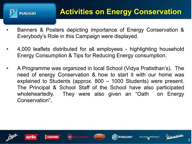 Energy conservation week celebration | PPTX