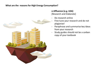 Energy consumption | PPTX