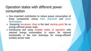Energy consumption of wsn | PPTX