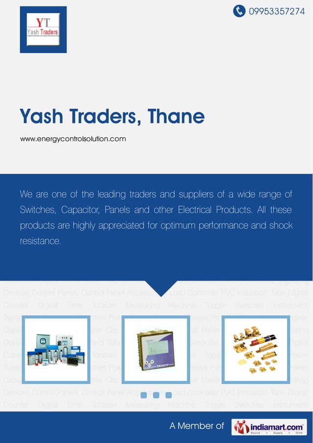 Yash Traders, Thane, Power Capacitor | PDF