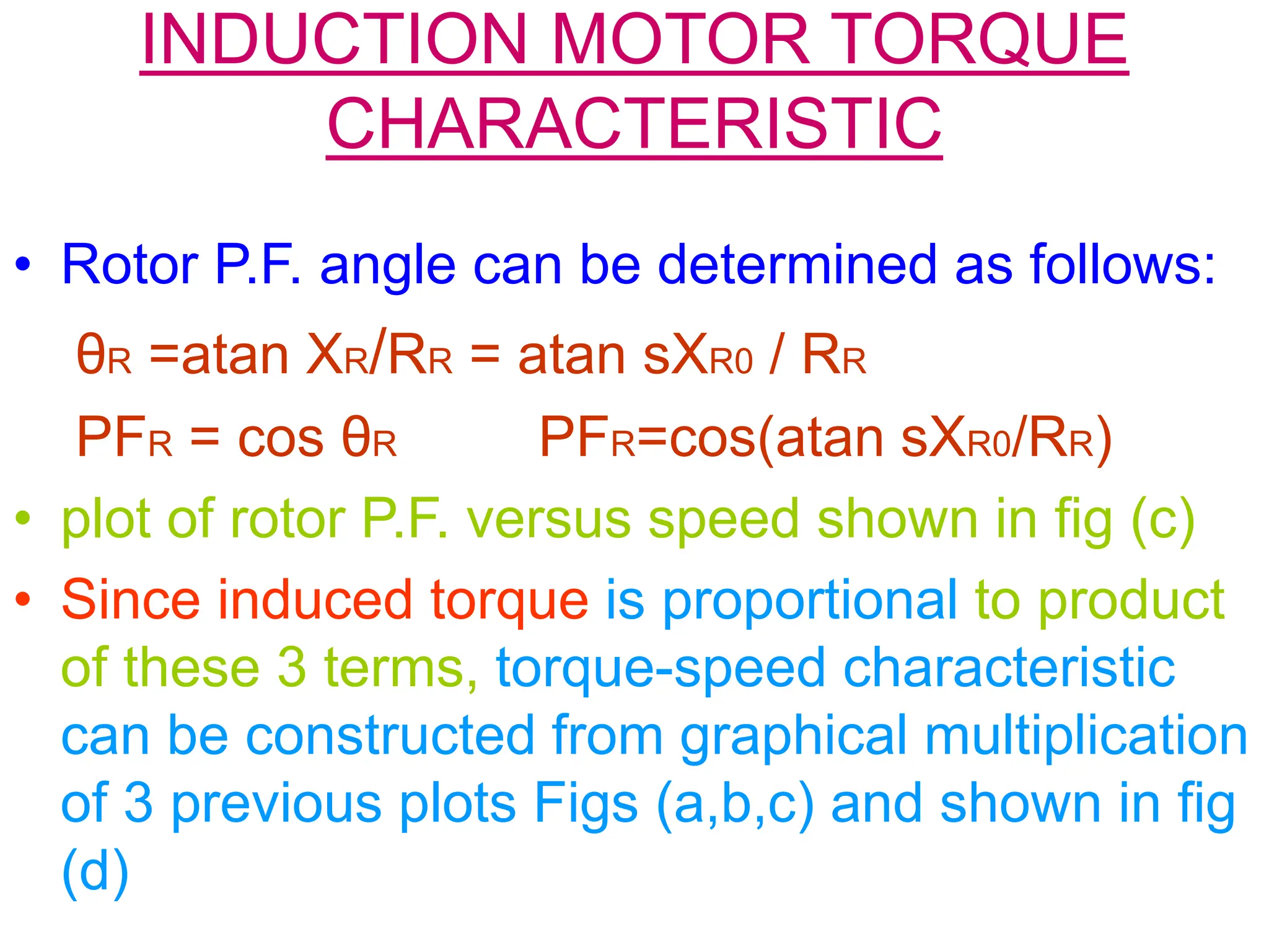 Induction motor rotor circuit model and energy conservation | PPT
