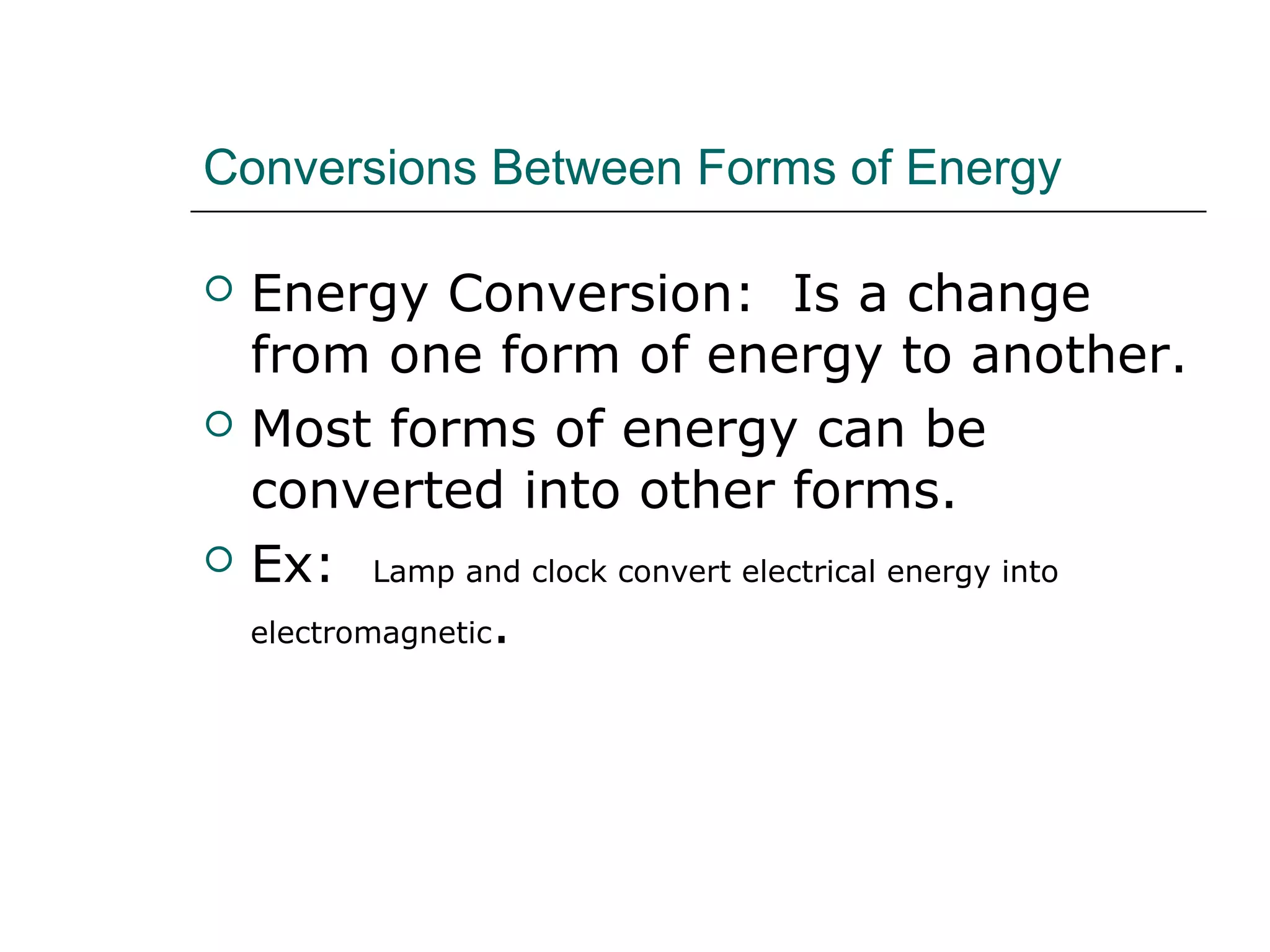 Energy conversion | PPT