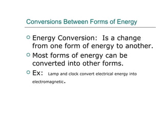Energy conversion | PPT