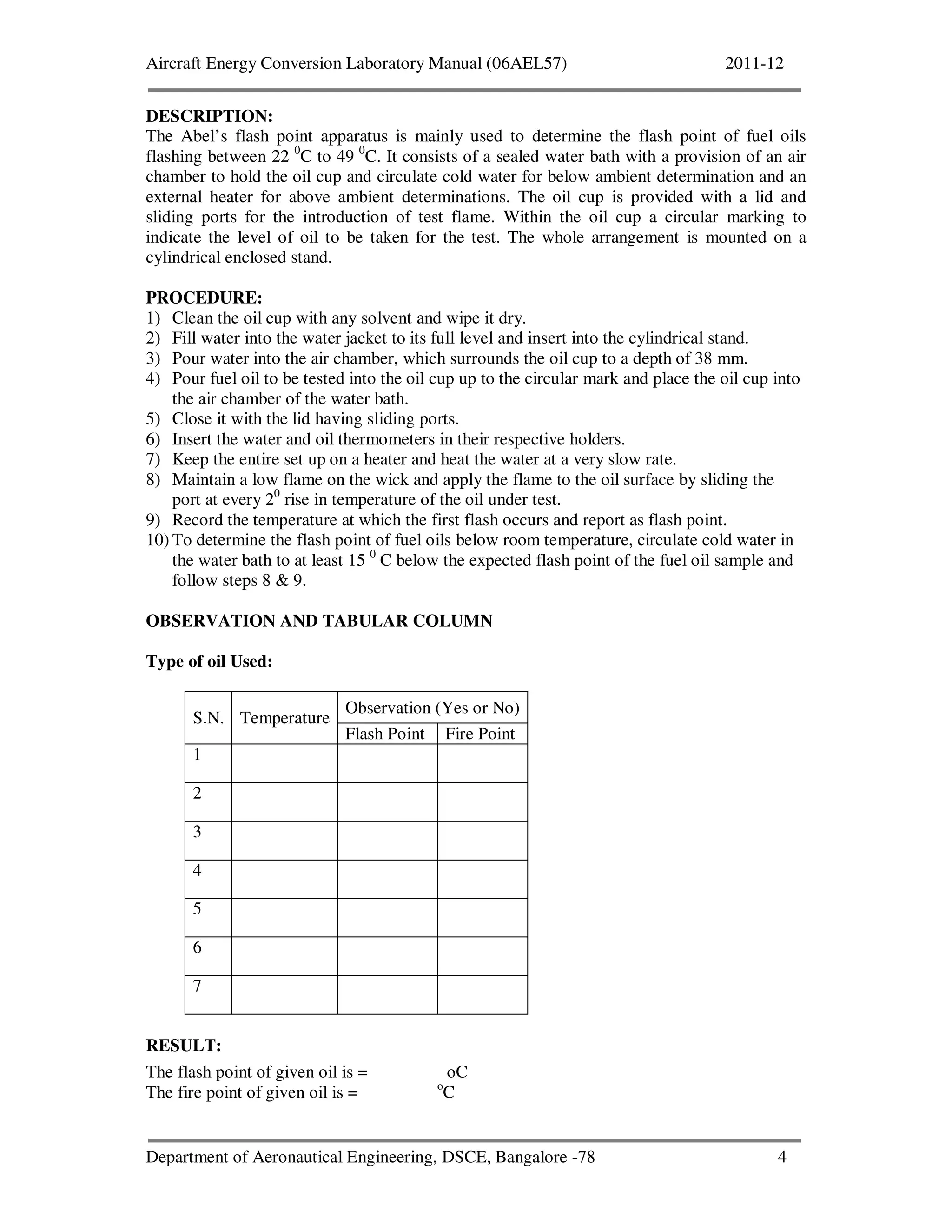 Energy conversion engineering lab manual full | PDF